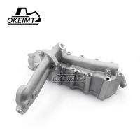 China OKEMIT Oil Cooler Cover for Hino H07T H06T Excavator Engine Parts Standard Size for sale