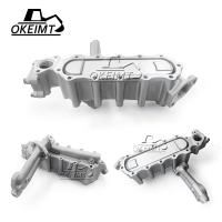 China OKEMIT Oil Cooler Cover for Hino H07T H06T Excavator Engine Parts Standard Size for sale