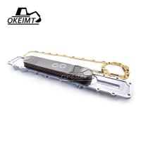 China Aluminum Engine Oil Cooler Cover 125-2971 1252971 For E320B E320C 3066 for sale