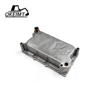 China Komatsu Engine 4D95 Oil Cooler Cover 6205-61-5220 Silver Color for sale