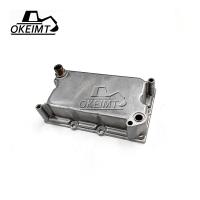 China Komatsu Engine 4D95 Oil Cooler Cover 6205-61-5220 Silver Color for sale