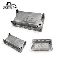 China Komatsu Engine 4D95 Oil Cooler Cover 6205-61-5220 Silver Color for sale