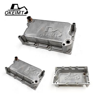 China Komatsu Engine 4D95 Oil Cooler Cover 6205-61-5220 Silver Color for sale