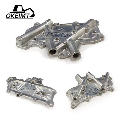 China Excavator Engine Oil Cooler Cover BD30 TD27 21305-43G01 High Quality Replacement Part for sale