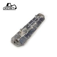 China Silver Aluminum Oil Cooler Cover 1217290710 for 6RB1 Excavator Engine Parts for sale