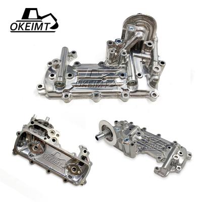 China 4M40T 4M40 Oil Cooler Cover Engine Radiator Cover ME204277 for Excavator for sale