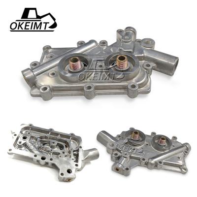 China Komatsu 4D105-3 Oil Cooler Cover 6130-52-5110 6130-52-5112 Excavator Engine Part for sale