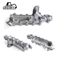 China Excavator Engine Oil Cooler Cover for HINO H07D H07C Heavy Duty Parts for sale