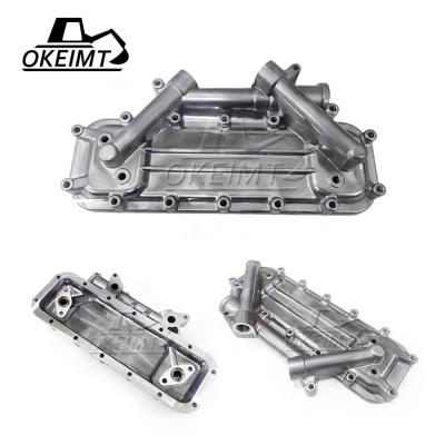 China Hino Truck EK100 Oil Cooler Cover 15710-1850 Engine Spare Parts Durable Aluminum for sale