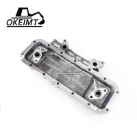 China Hino Truck EK100 Oil Cooler Cover 15710-1850 Engine Spare Parts Durable Aluminum for sale