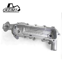 China Hino EH100 EH300 EH700 Oil Cooler Cover 15711-1210 15711-1021 Excavator Engine Part for sale