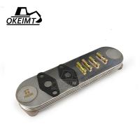 China 4P Engine Oil Cooler Core 34339-02102 For Mitsubishi S4K S6K E120B for sale