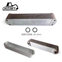 China ISX15 QSX15 15P Lubricating Oil Cooler 4965487 Diesel Engine Parts for Excavator for sale