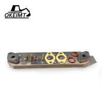 China Isuzu 4BD1 4BG1 Engine Oil Cooler 4P 8-97032025-0 8-97027982-0 for Excavator for sale