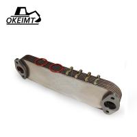 China 6P Engine Oil Cooler 1-21723039-0 for Isuzu 6SA1 6SD1 Hitachi Excavator EX300-2 EX300-3 EX300-5 for sale