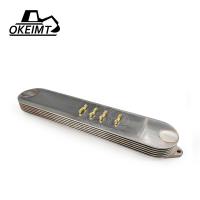 China Engine Oil Cooler Assembly 6WG1-6P 8980481400 1217230670 for Hitachi ZX450 ZX470-3 Excavator for sale