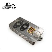 China Komatsu PC60 4D95 6P Oil Cooler 600-651-1570 Excavator Engine Parts for sale
