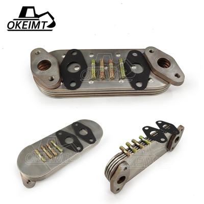 China 4P Oil Cooler 600-651-1421 for Komatsu Engine 4D105 Excavator 24V for sale