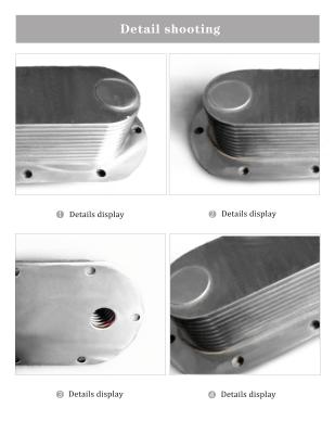 China Custom Excavator Engine Oil Cooler Core LX-3 4JB1 1-11282027-0 Aluminum Plate 80-120 Characters for sale