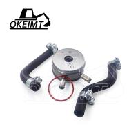 China Engine Oil Cooler Core 4983996 4982639 for PC130-7 4D95 B3.3 QSB3.3 Excavator for sale