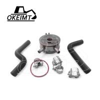 China Engine Oil Cooler Core 4983996 4982639 for PC130-7 4D95 B3.3 QSB3.3 Excavator for sale