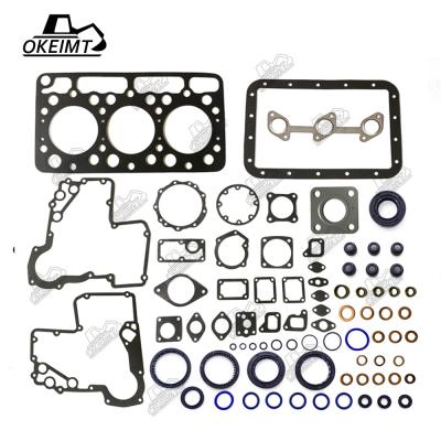 China D750 D750-B Engine Gasket Kit SINOCMP Excavator Parts for Kubota B5200D B5200E B7100 B1702DT for sale