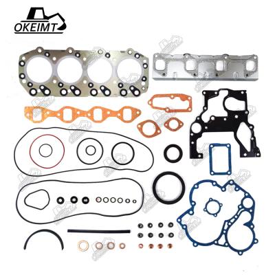 China 4JC1 Full Gasket Kit with Cylinder Head Gasket for Isuzu Excavator Engine 100mm for sale