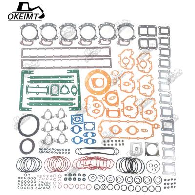 China Komatsu 6D125 S6D125 Full Gasket Set with Cylinder Head Gasket for Excavator Engine for sale