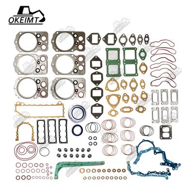 China 6D24 6D24T Engine Gasket Kit for Mitsubishi Hyundai Excavator Crane Truck 100mm for sale