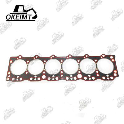 China Asbestos Cylinder Head Gasket for Isuzu 6BG1 Diesel Engine Excavator Parts 130mm for sale