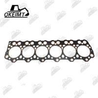 China Asbestos Cylinder Head Gasket for MITSUBISHI 6D34 6D34T Kobelco SK200-5 Excavator Engine for sale