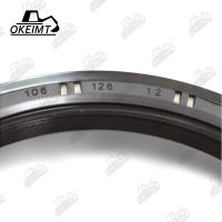China H07C H07CT Crankshaft Oil Seals 106-126-12-XL-EX-RY for Hino Excavator Engine Parts for sale