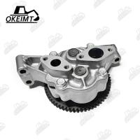 China Mitsubishi 6D16T Engine Oil Pump 59 Teeth ME074345 for FUSO Excavator Parts for sale