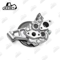 China Mitsubishi 6D16T Engine Oil Pump 59 Teeth ME074345 for FUSO Excavator Parts for sale