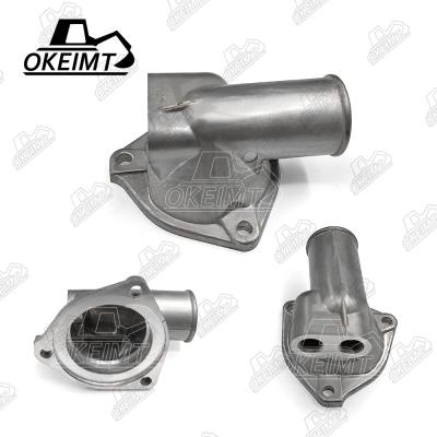 China Polished Thermostat Housing Cover for Hitachi EX120 Sumitomo SH120 Isuzu 4BD1 Engine for sale