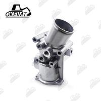 China Isuzu 6SD1 Engine Thermostat Housing Cover 1-13716168-1 for Excavator Parts for sale