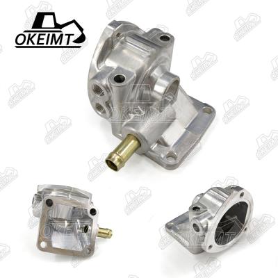 China Thermostat Housing Cover Lower Seat 6D16 with Pipe for Excavator Engine Parts 6D16 for sale