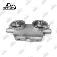China Original Oil Filter Head JCB Engine Parts Silver Color for sale