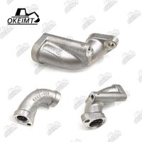 China 234-0203 33.32mm Outer Diameter Oil Pump Outlet Elbow For CAT C9 for sale