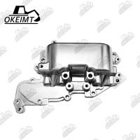China Perkins 1104 CAT C4.4 Oil Cooler Cover Excavator Engine Part High Quality for sale