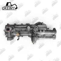 China Mitsubishi Fuso 4M50 Engine Oil Cooler Cover Genuine Excavator Parts 150kg for sale
