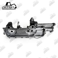 China Mitsubishi Fuso 4M50 Engine Oil Cooler Cover Genuine Excavator Parts 150kg for sale