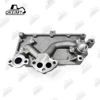 China Oil Cooler Assembly 4134A022 for Perkins 1004-4T 1004-40T 135Ti Excavator Engine for sale