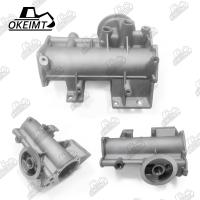 China Mitsubishi 6D31 Excavator Engine Oil Cooler Cover Construction Machinery Parts for sale