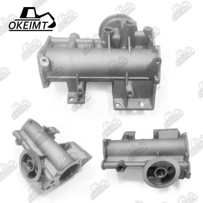China Mitsubishi 6D31 Excavator Engine Oil Cooler Cover Construction Machinery Parts for sale