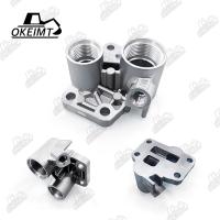 China 500-2753 Engine Oil Cooler Adapter for CAT Excavator 320GC 320GX Heavy Duty Oil Pipe for sale
