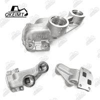 China Cast Aluminum Oil Adapter 3404212 for Excavator Engine Parts High Quality for sale
