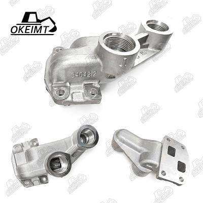 China Cast Aluminum Oil Adapter 3404212 for Excavator Engine Parts High Quality for sale