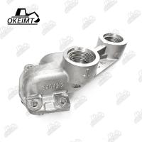 China Cast Aluminum Oil Adapter 3404212 for Excavator Engine Parts High Quality for sale