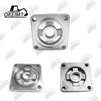China Cast Aluminum Oil Filter Head PC60-7 for Excavator Engine Parts High Quality for sale